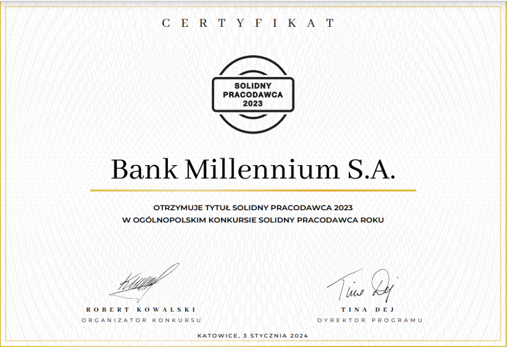 Press releases - About the Bank - Bank Millennium